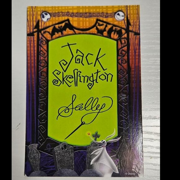 Disney | Art | Jack Skellington Signature Card | Poshmark